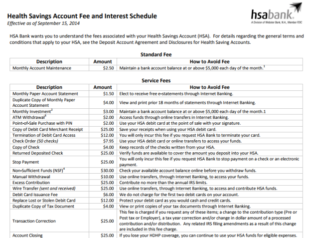 How to Avoid Health Savings Account Bank Fees | HSA Edge
