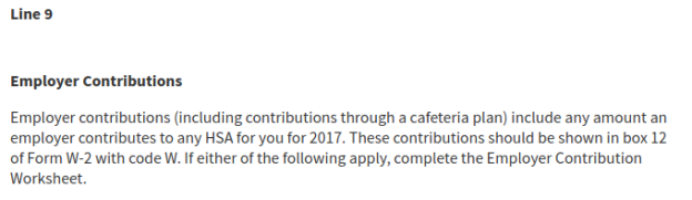 HSA Contributions from Others on Form 8889 | HSA Edge